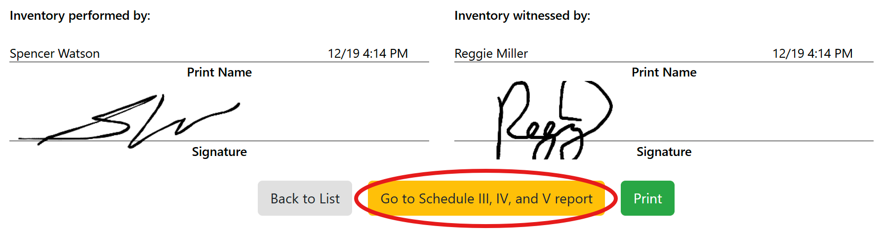 DEA Biennial Controlled Substance Inventory Form